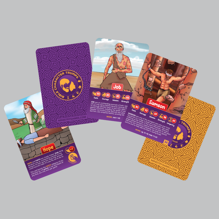 Bible Character Trumps (BCT) Card Game – Ministry Games